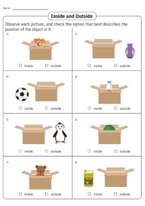 printable inside and outside worksheets for grade 1, 2, 3 | Made By ...