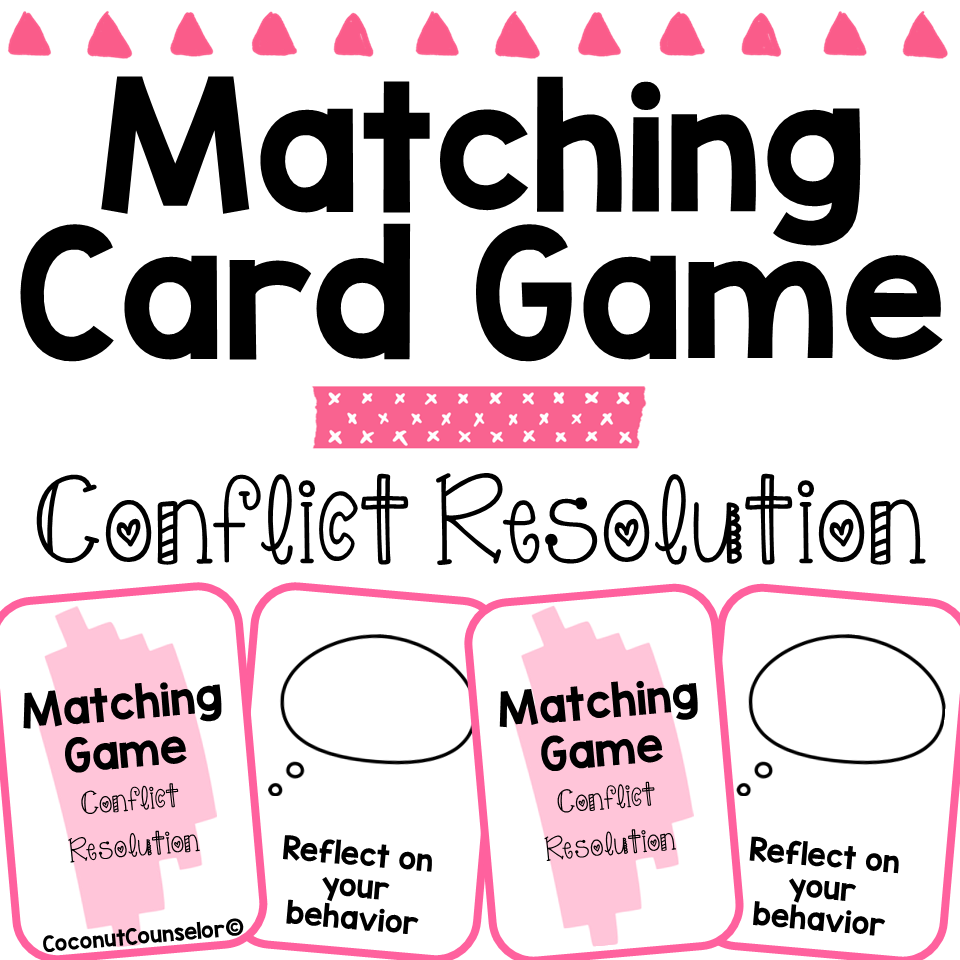 conflict Resolution Matching Game | Made By Teachers
