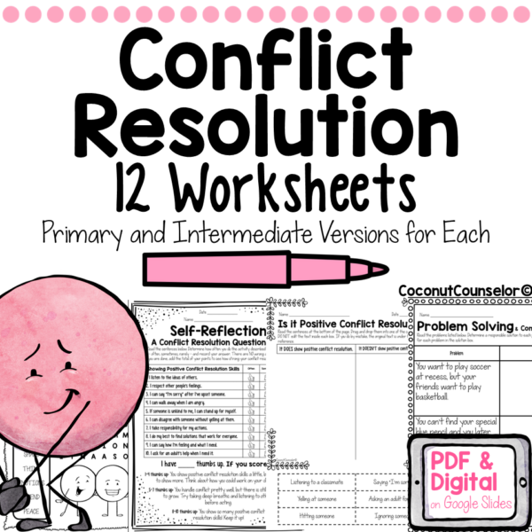 Conflict Resolution Worksheets | Made By Teachers