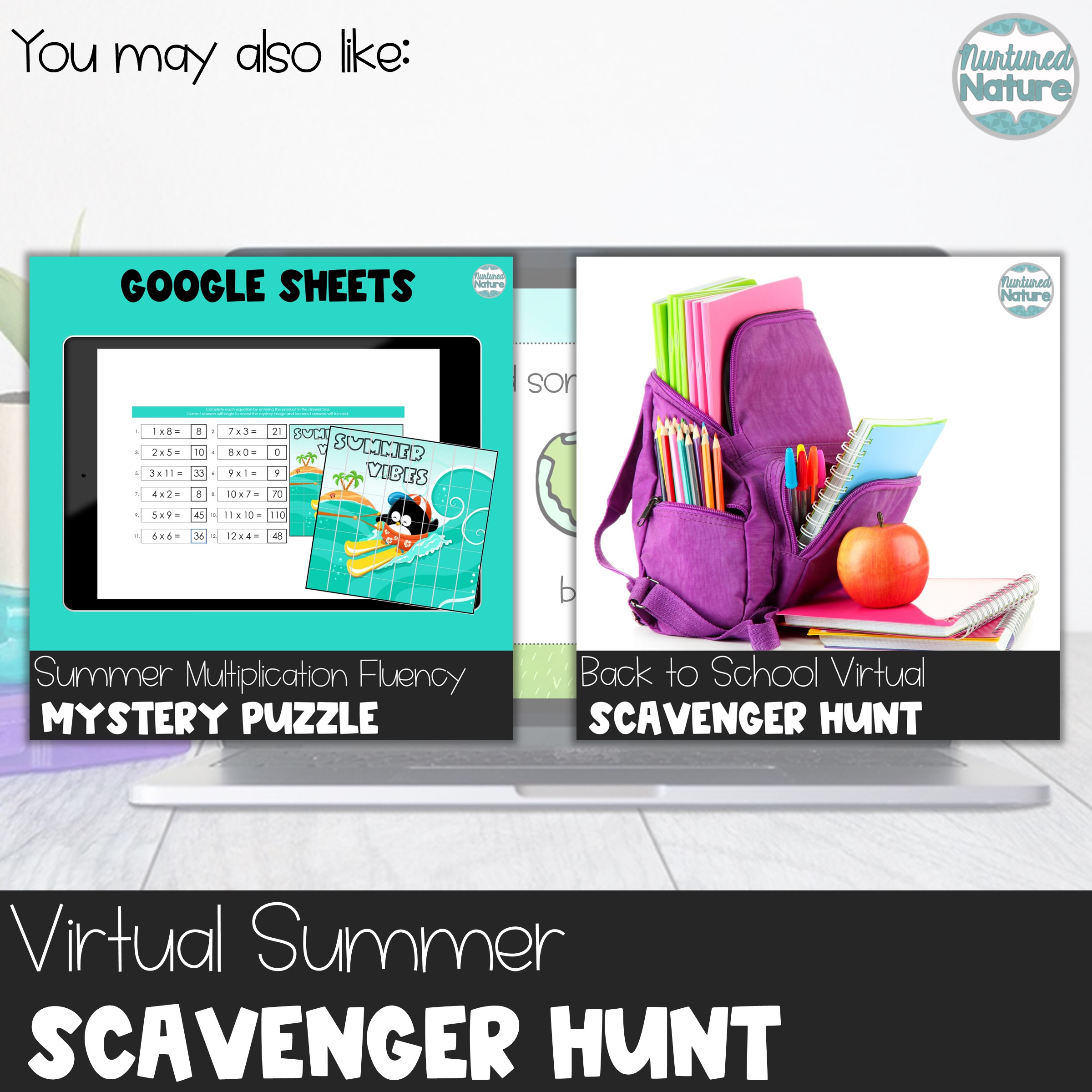 Summer Virtual Scavenger Hunt - No Prep End of the Year Activities ...
