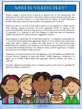 Understanding Childrens Violent Play Psychoeducation Package - What to ...