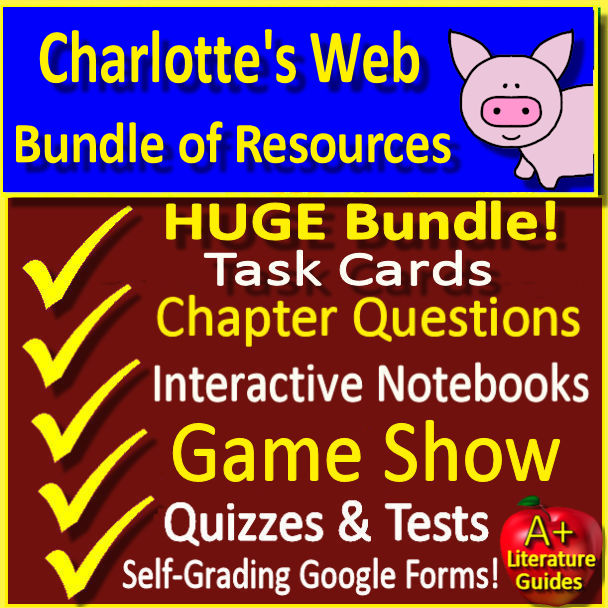 Charlotte's Web Novel Study Bundle of Resources | Made By Teachers