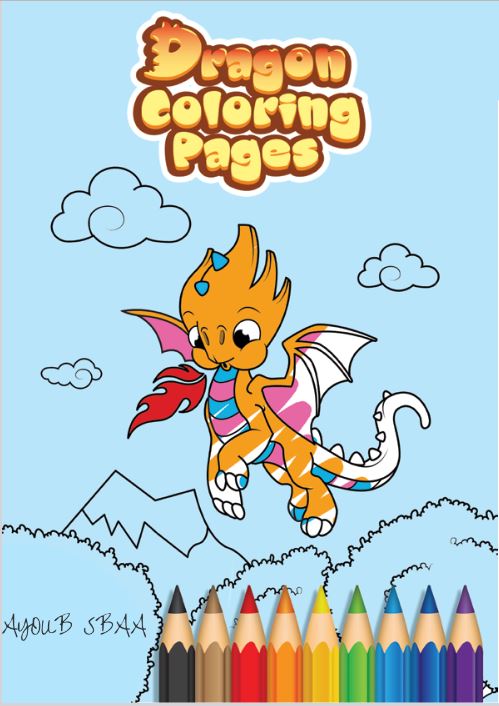 Dragon Colouring Book – cute colouring for young children | Made By ...