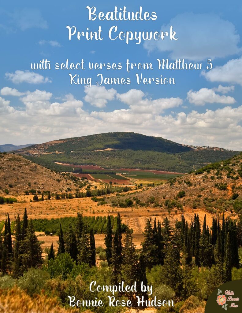 Beatitudes and Matthew 5 Print Copywork | Made By Teachers