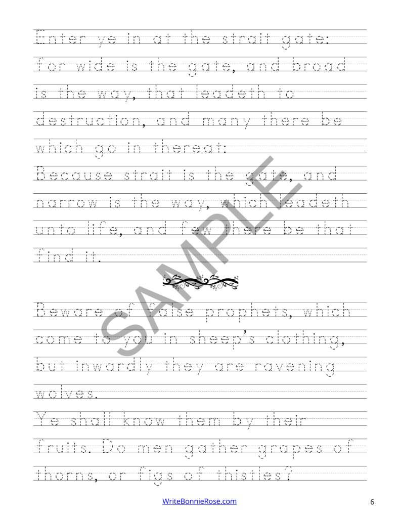 Golden Rule and Matthew 7 Print Copywork | Made By Teachers