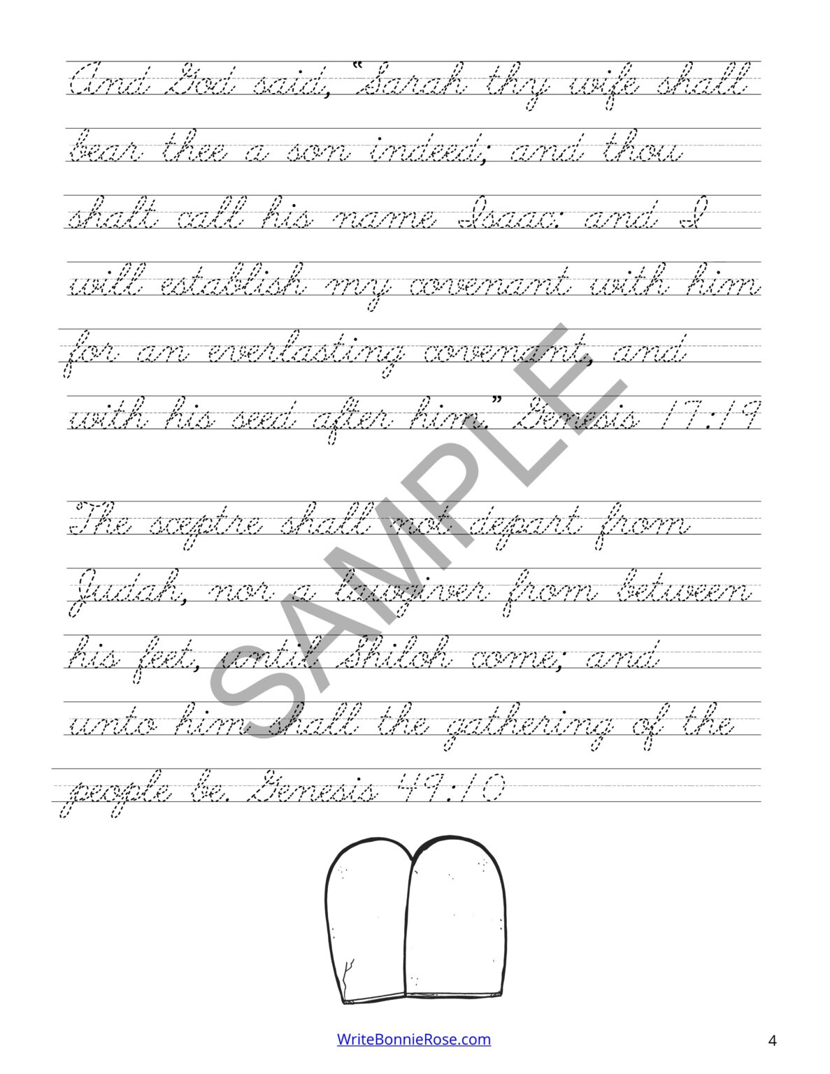 Prophecies of Christmas Cursive Copywork | Made By Teachers