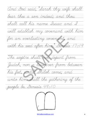 Prophecies of Christmas Cursive Copywork | Made By Teachers