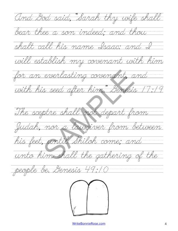 Prophecies of Christmas Cursive Copywork | Made By Teachers