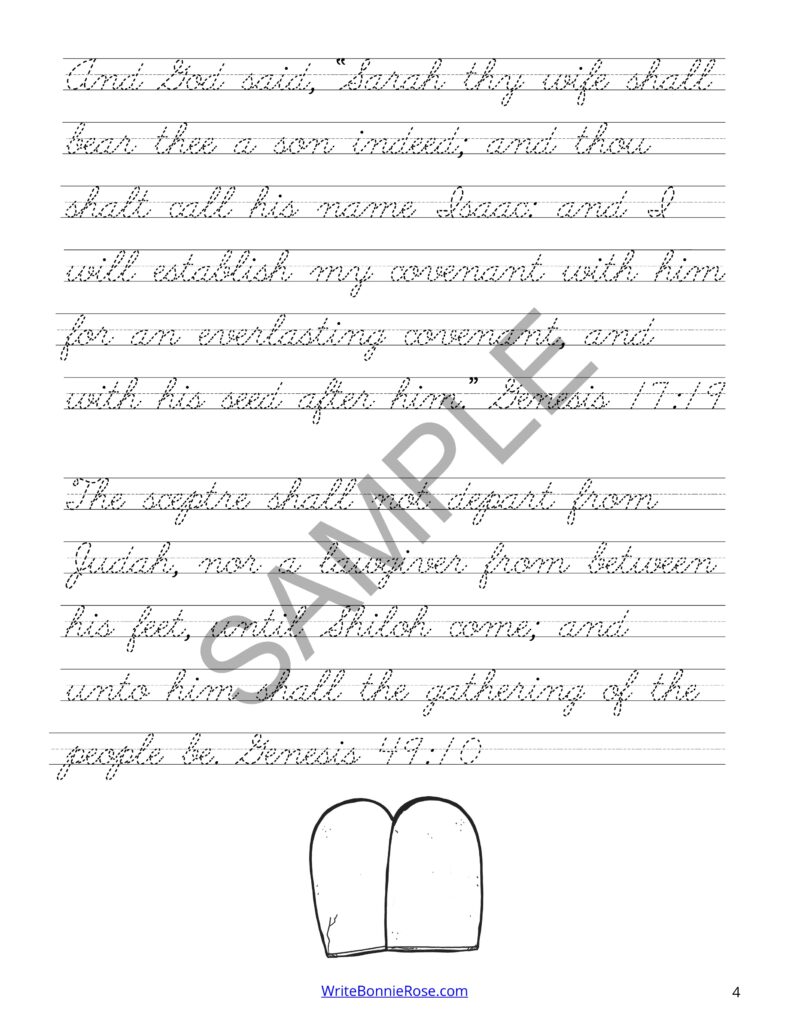 Prophecies of Christmas Cursive Copywork | Made By Teachers