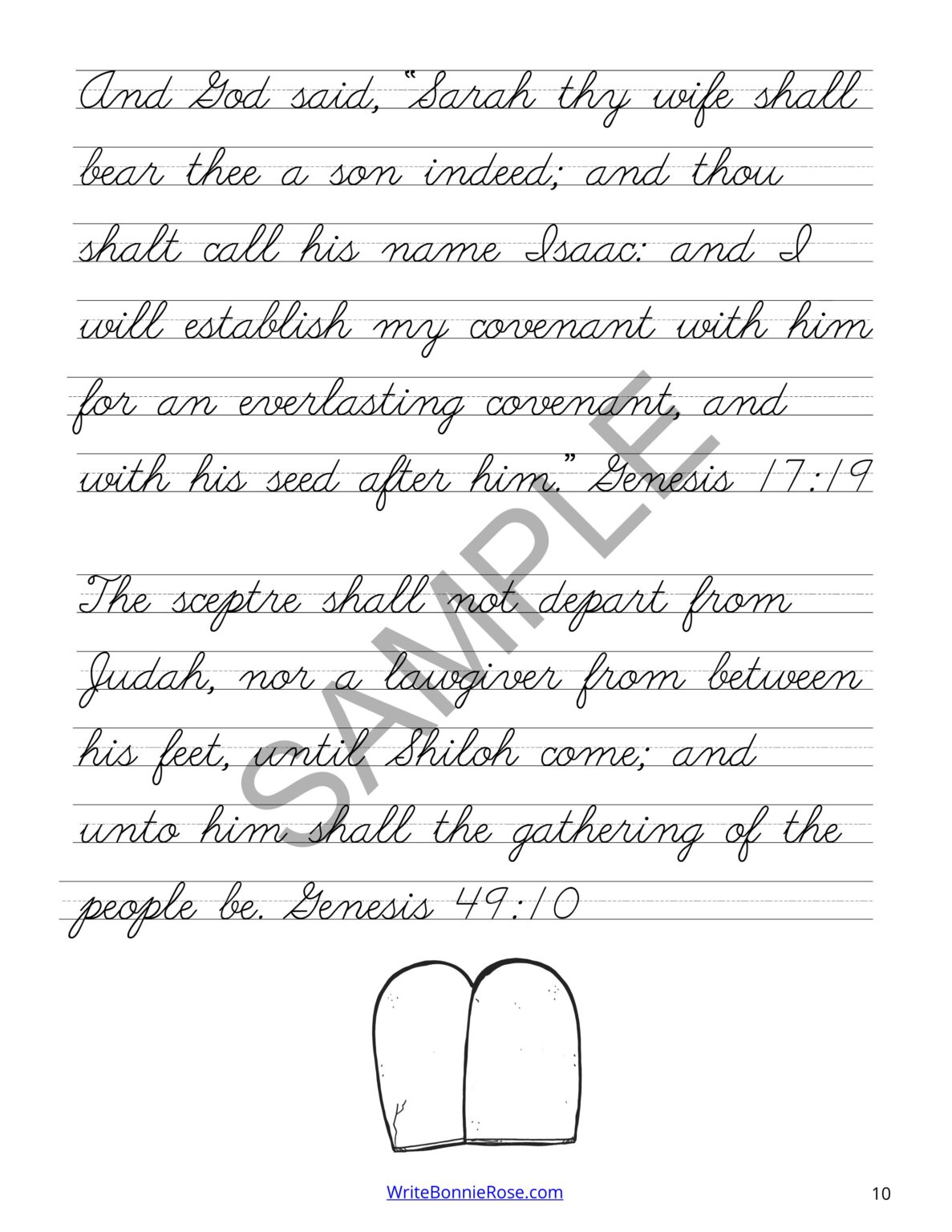 Prophecies of Christmas Cursive Copywork | Made By Teachers