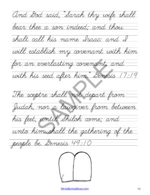 Prophecies of Christmas Cursive Copywork | Made By Teachers