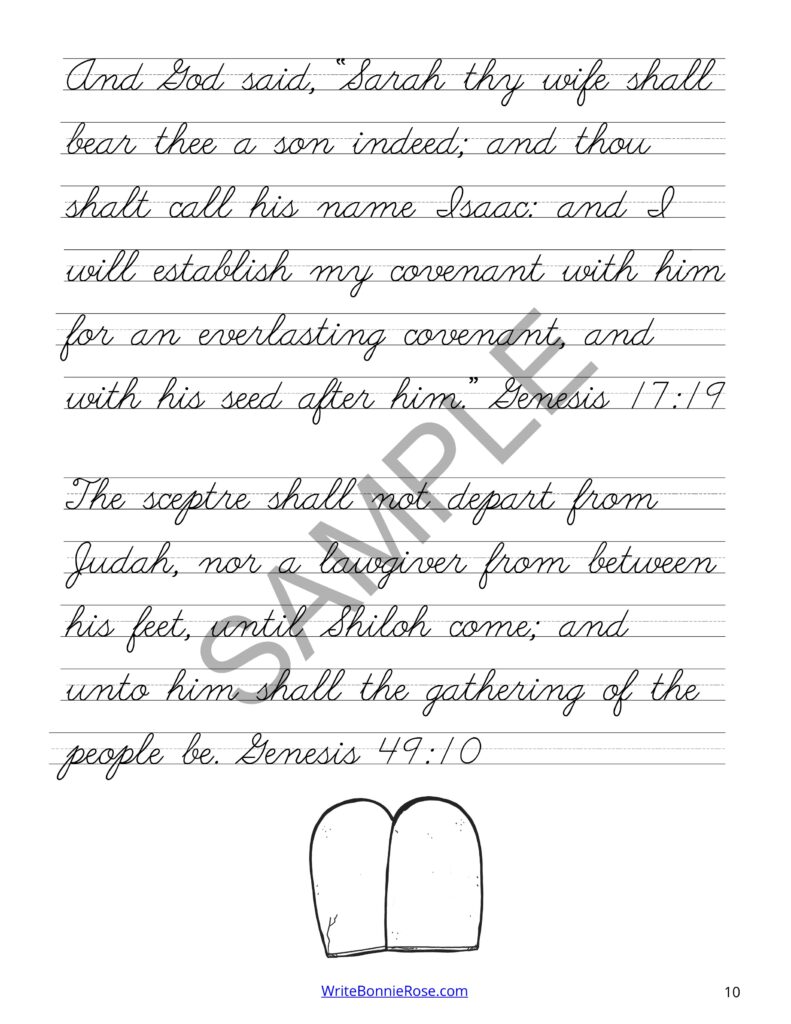 Prophecies of Christmas Cursive Copywork | Made By Teachers