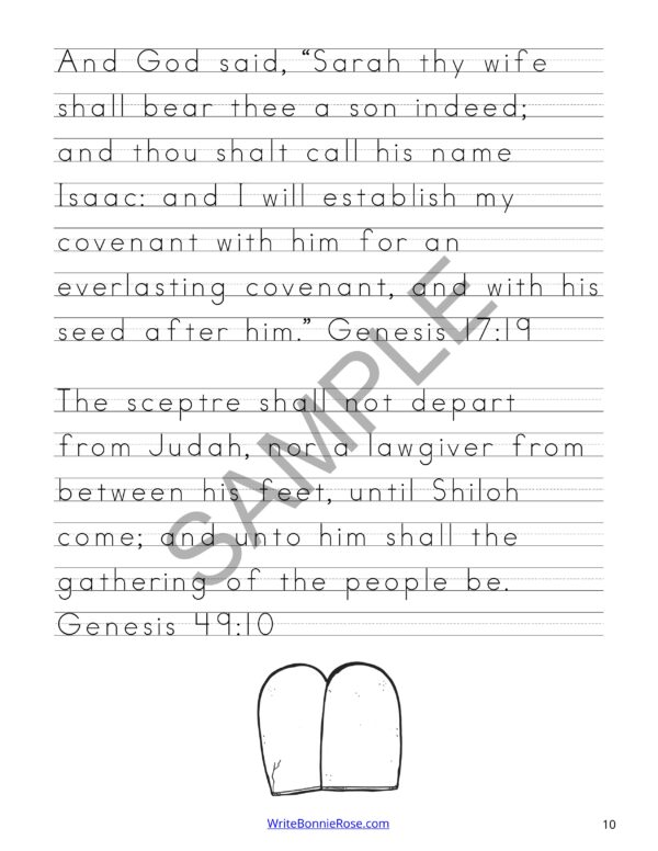 Prophecies of Christmas Print Copywork | Made By Teachers