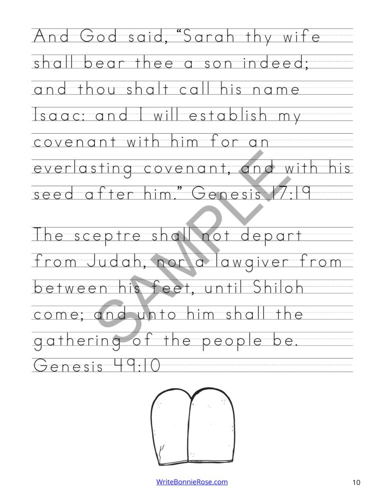 Prophecies of Christmas Print Copywork | Made By Teachers