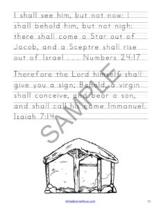 Prophecies of Christmas Print Copywork | Made By Teachers