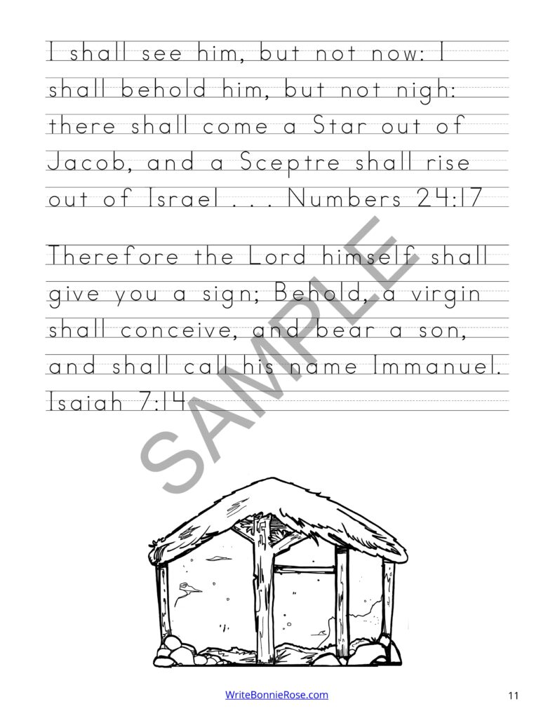 Prophecies of Christmas Print Copywork | Made By Teachers