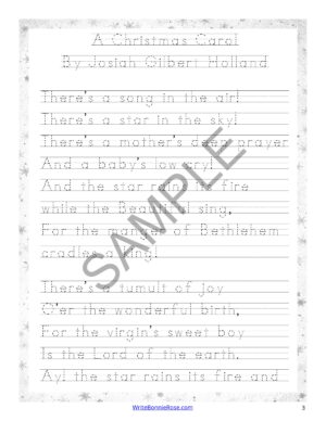 Christmas Poems Print Copywork, Vol. 1 | Made By Teachers