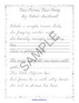 Christmas Poems Cursive Copywork, Vol. 2 | Made By Teachers