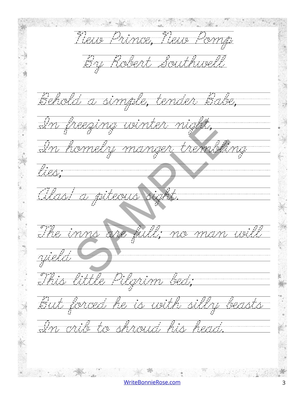 Christmas Poems Cursive Copywork, Vol. 2 | Made By Teachers
