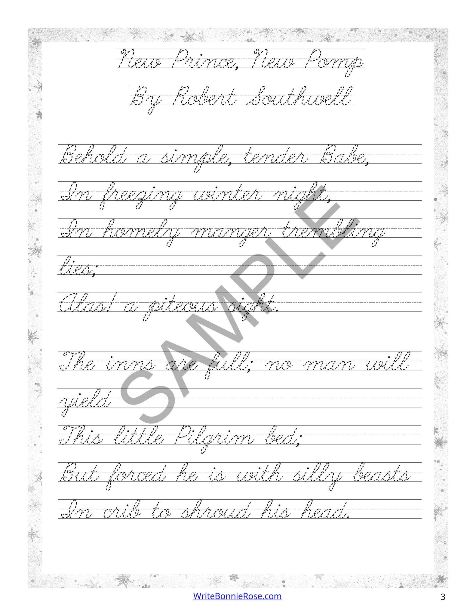 Christmas Poems Cursive Copywork, Vol. 2 | Made By Teachers