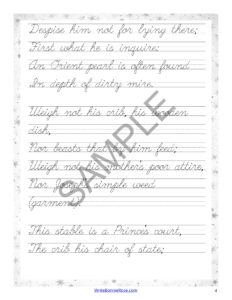 Christmas Poems Cursive Copywork, Vol. 2 | Made By Teachers