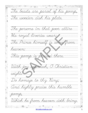 Christmas Poems Cursive Copywork, Vol. 2 | Made By Teachers