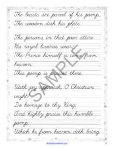 Christmas Poems Cursive Copywork, Vol. 2 | Made By Teachers