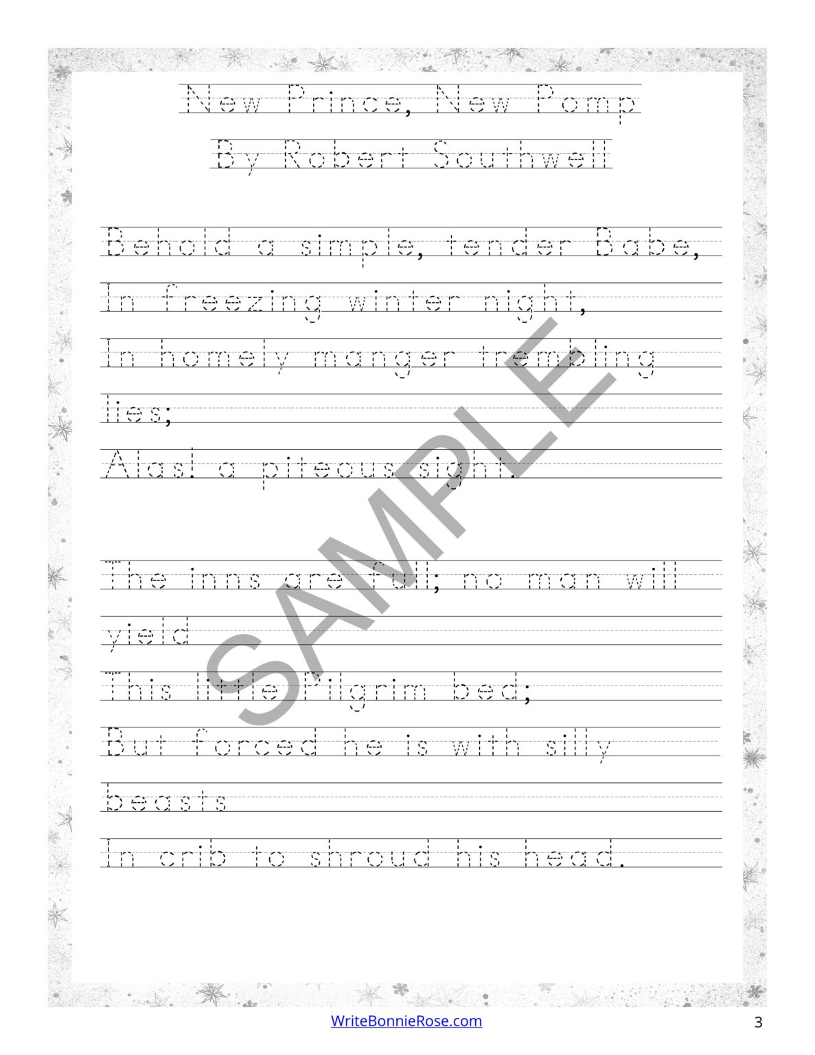 Christmas Poems Print Copywork, Vol. 2 | Made By Teachers