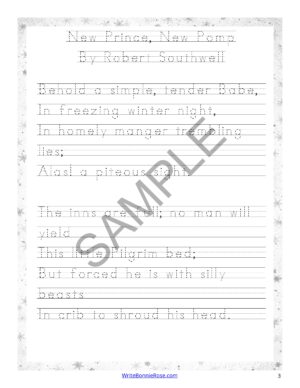 Christmas Poems Print Copywork, Vol. 2 | Made By Teachers