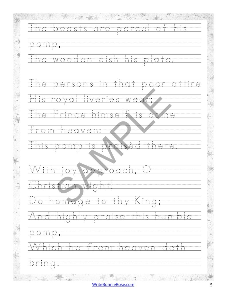 Christmas Poems Print Copywork, Vol. 2 | Made By Teachers