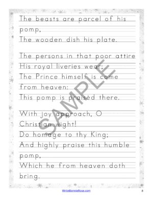 Christmas Poems Print Copywork, Vol. 2 | Made By Teachers