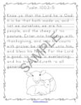 Thanksgiving Copywork: Bible Verses About Giving Thanks: Print Copywork ...