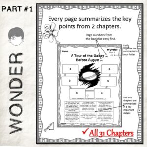 WONDER Chapter Summaries | Made By Teachers