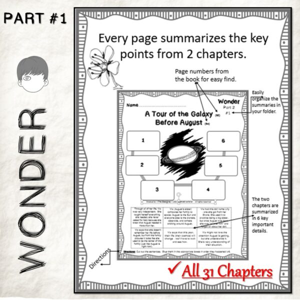 WONDER Chapter Summaries | Made By Teachers