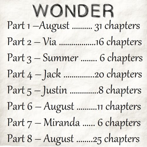 WONDER Chapter Summaries | Made By Teachers
