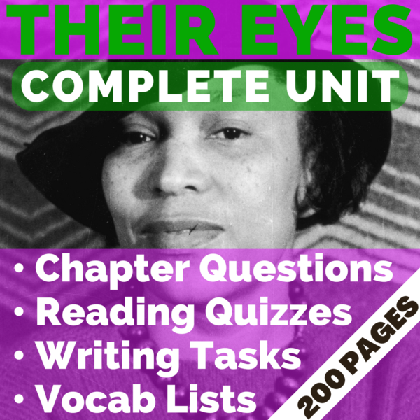 Their Eyes Were Watching God COMPLETE UNIT: Discussion Prompts, Reading ...