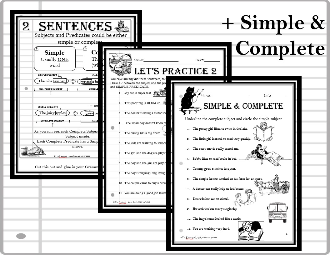 Subjects and Predicates | Made By Teachers