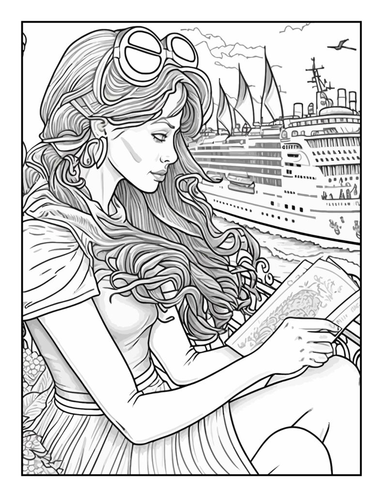 Color Your Way Across the Globe: Travel Coloring Pages for All Ages ...