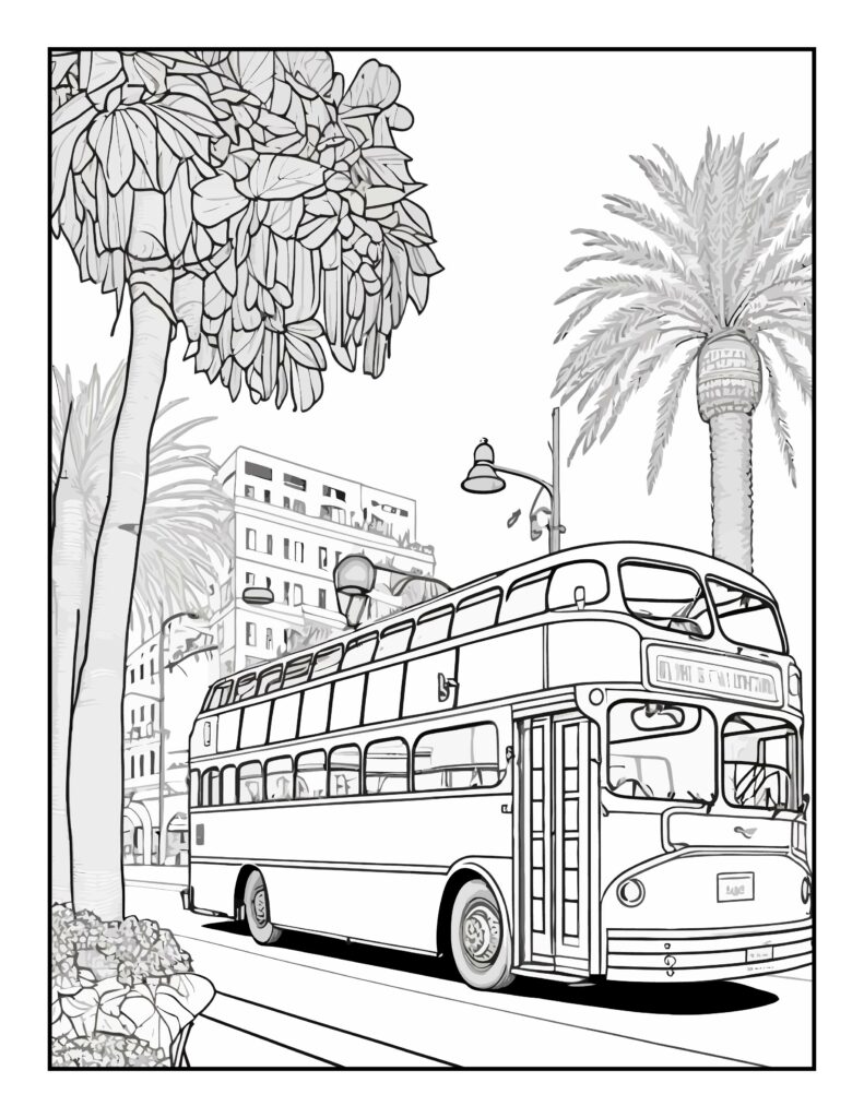 Color Your Way Across the Globe: Travel Coloring Pages for All Ages ...