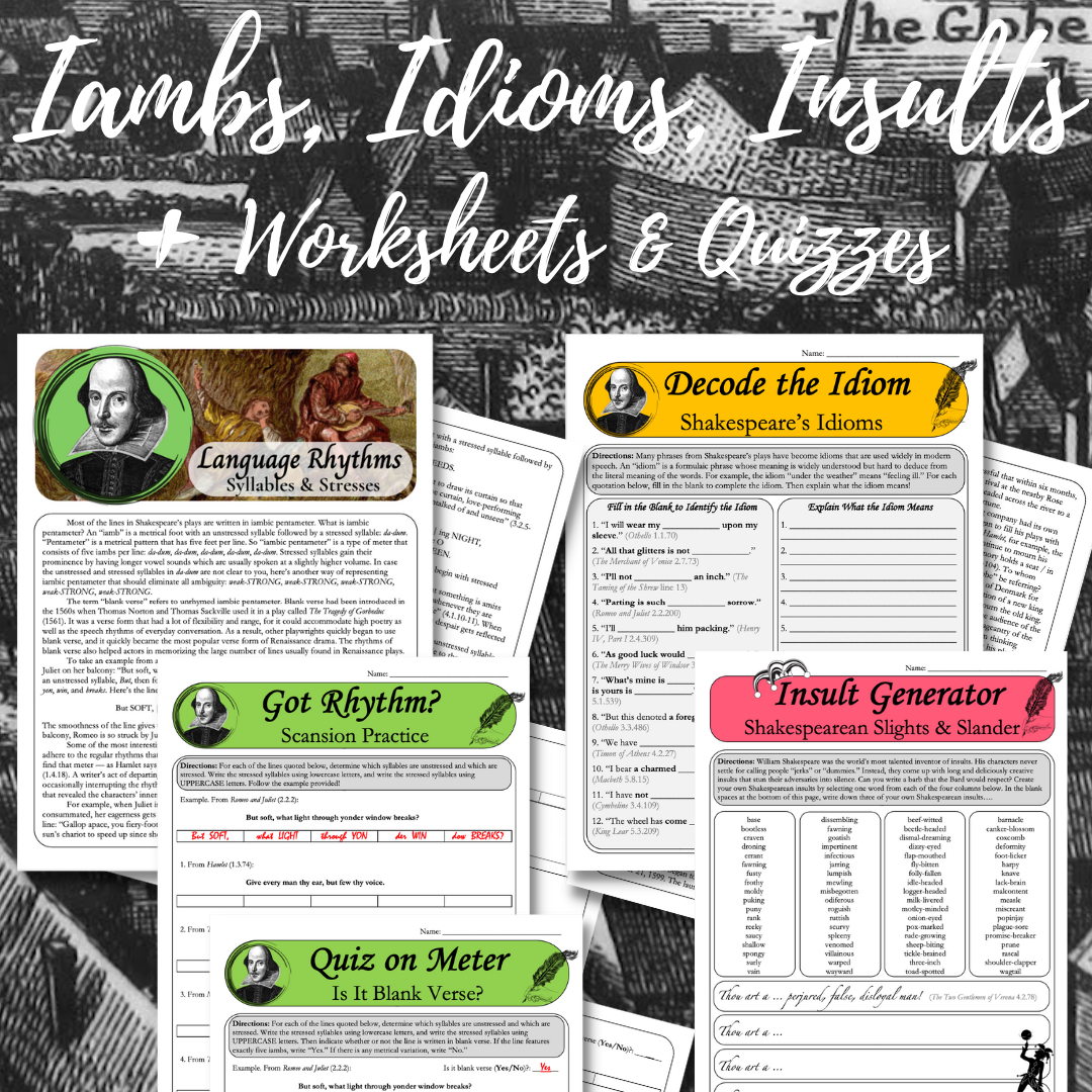 INTRODUCTION TO SHAKESPEARE: Author Biography, Globe Theater, Language ...