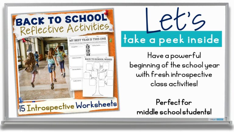 Back To School Activities, Worksheets, Crafts, Prompts - Print and ...
