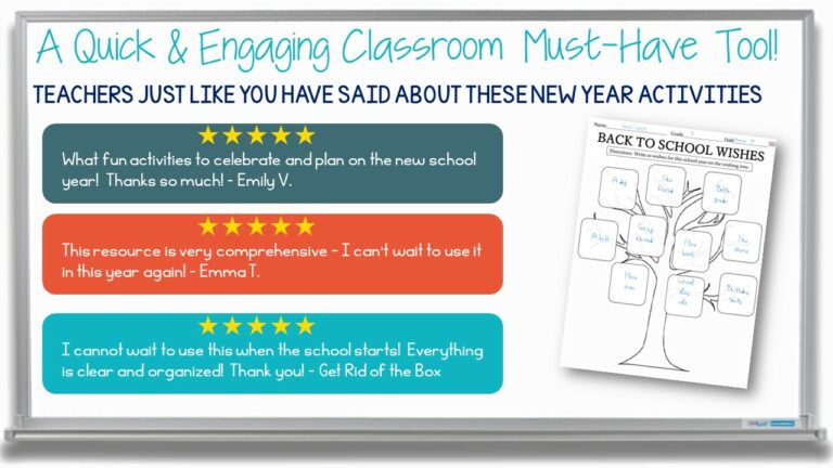 Back To School Activities, Worksheets, Crafts, Prompts - Print and ...