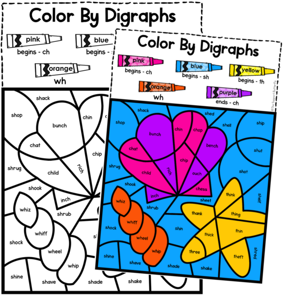 Summer Activities Color by Digraphs | Made By Teachers