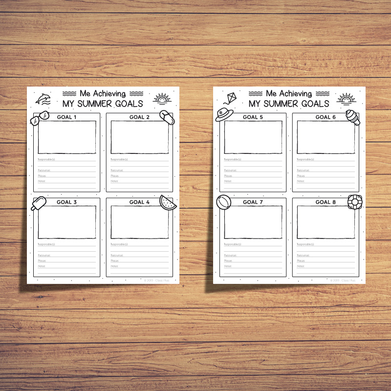 My Summer | Action Plan - Made By Teachers