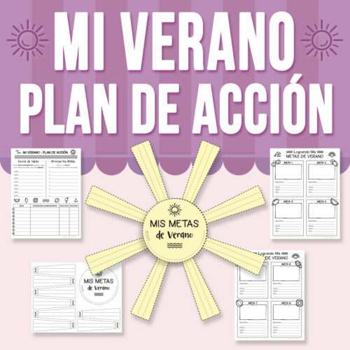My Summer | Action Plan BUNDLE | Made By Teachers