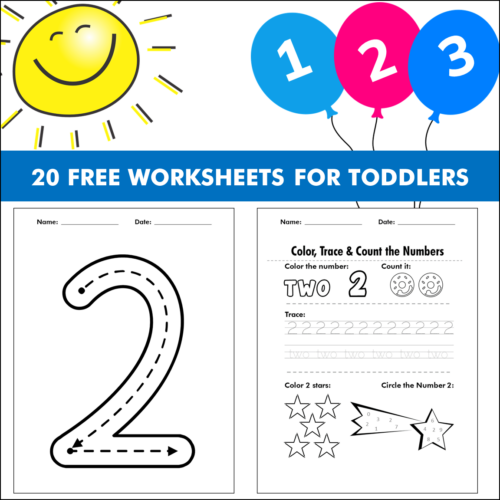 20 FREE Worksheets For Toddlers | Made By Teachers