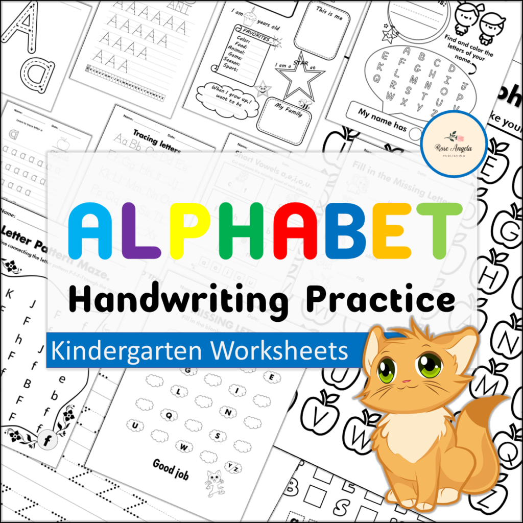 Alphabet Handwriting Practice Pages Tracing Worksheets | Made By Teachers