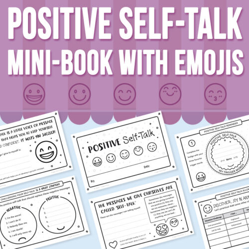 Positive Self-Talk with Emojis | Collection BUNDLE | Made By Teachers