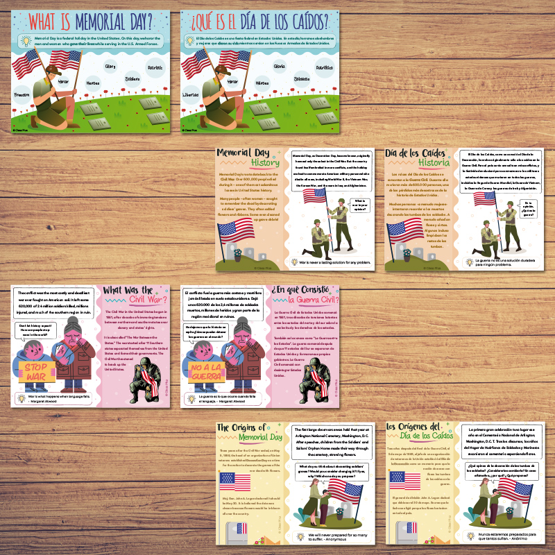 Memorial Day PowerPoint Presentation BUNDLE | Made By Teachers
