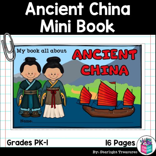 Ancient China Mini Book for Early Readers - Ancient Civilizations ...